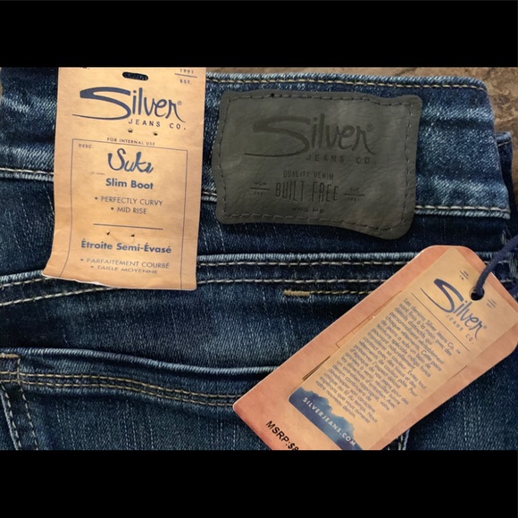 Silver Jeans | Jeans | Silver Jeans Suki Slim Boot Perfectly Curvy 33 ...